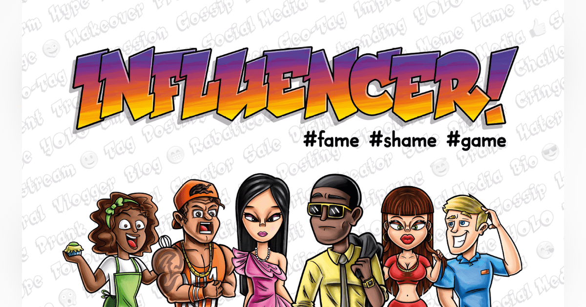 Influencer!: #fame #shame #game | Board Game | BoardGameGeek