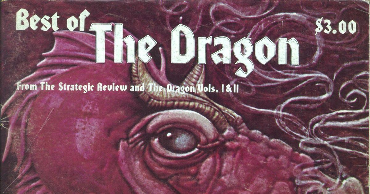 Best of The Dragon Vol. I | Issue | RPGGeek