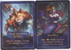 Aquatica: Sea Diva & Shell-Armored Raiders Promo Cards | Board Game ...