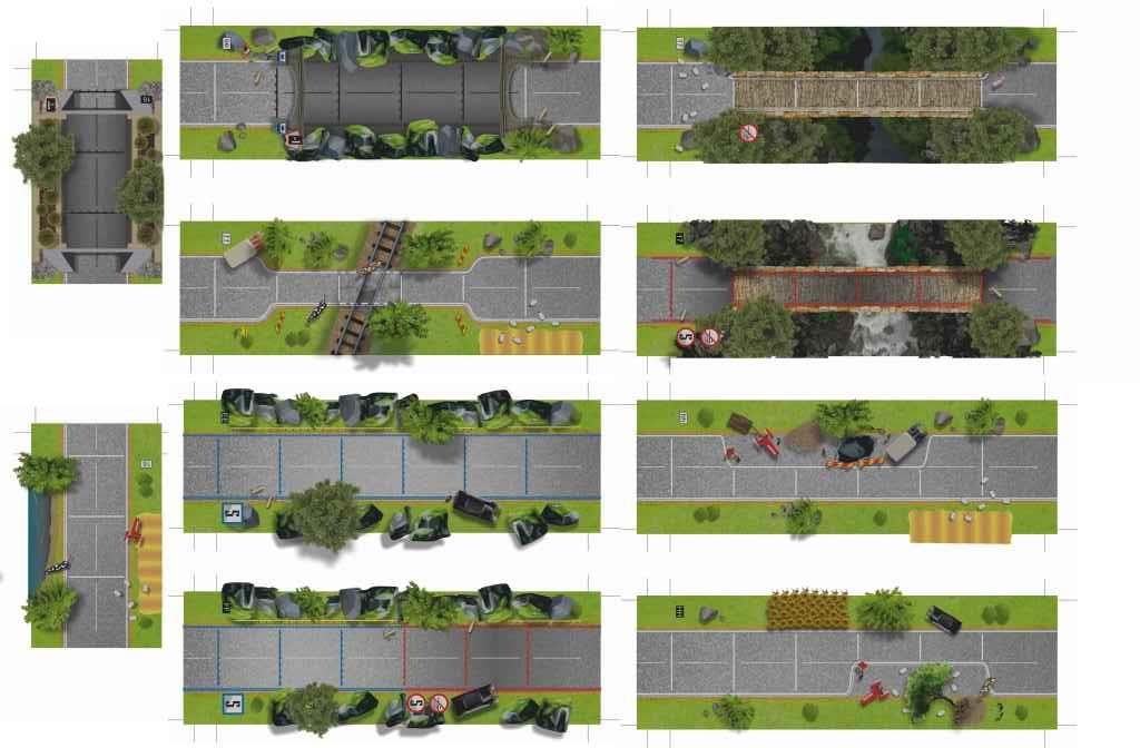 Some funny tiles | Flamme Rouge