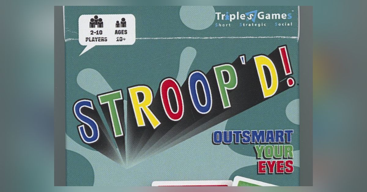Stroop'd | Board Game | BoardGameGeek