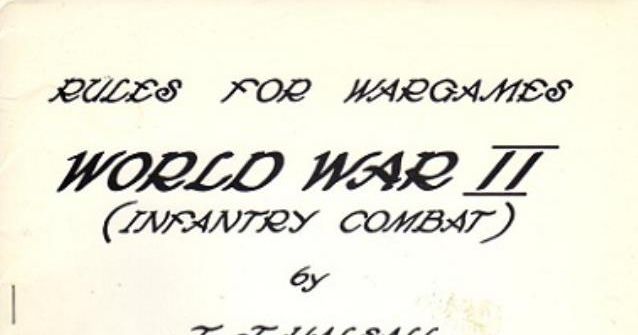 Rules for Wargames: World War II – Infantry Combat | Board Game ...