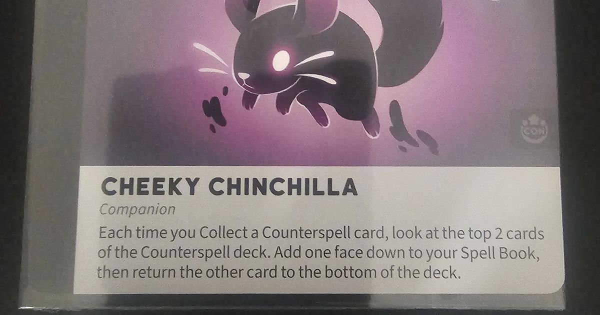 Casting Shadows: Cheeky Chinchilla Promo Card | Board Game | BoardGameGeek