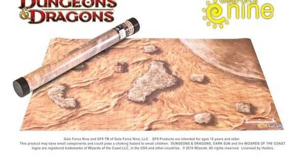 Dark Sun Desert Map | RPG Item | RPGGeek