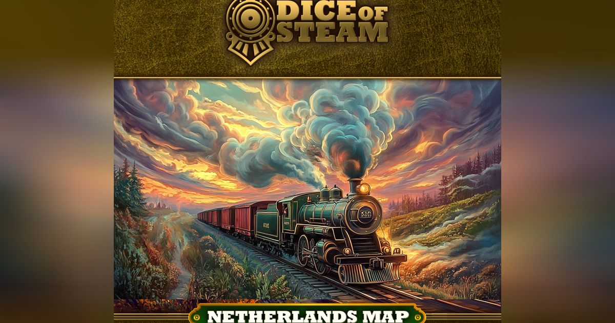 Dice of Steam: Netherlands Map | Board Game | BoardGameGeek