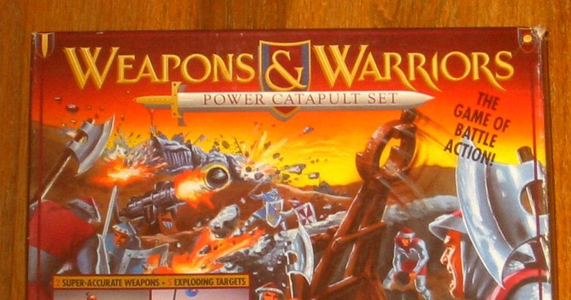 Weapons & Warriors: Power Catapult Set | Board Game | BoardGameGeek