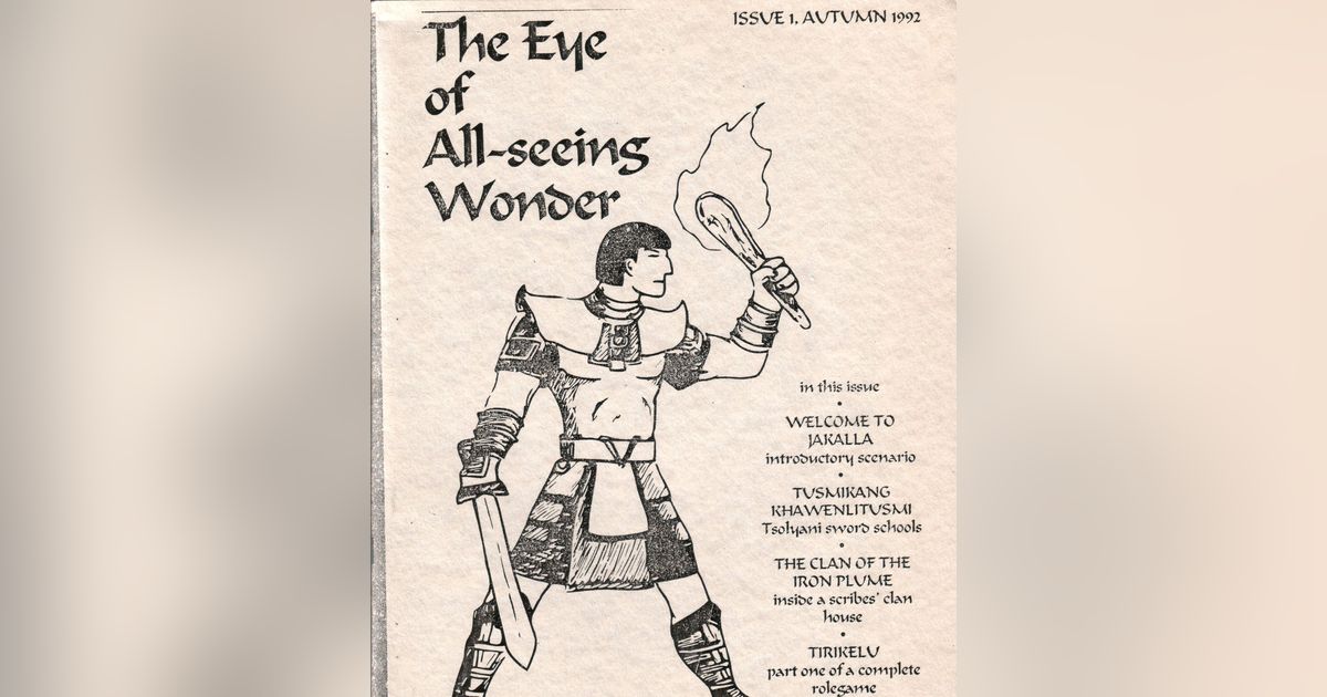The Eye of All-Seeing Wonder (Issue 1 - Autumn 1992) | Issue | RPGGeek