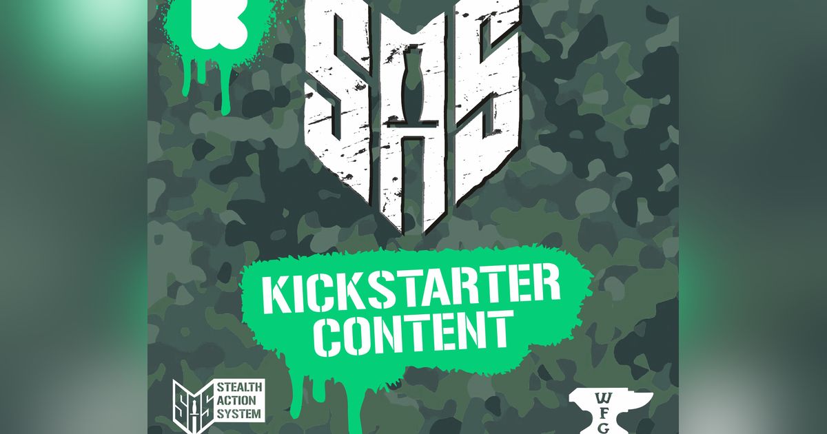 SAS: Rogue Regiment – KS extras set | Board Game | BoardGameGeek