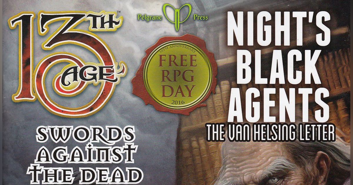 Swords Against the Dead / The Van Helsing Letter | RPG Item | RPGGeek