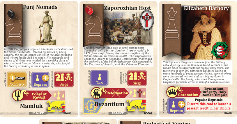 Pax Renaissance: BGG Promo Pack | Board Game | BoardGameGeek