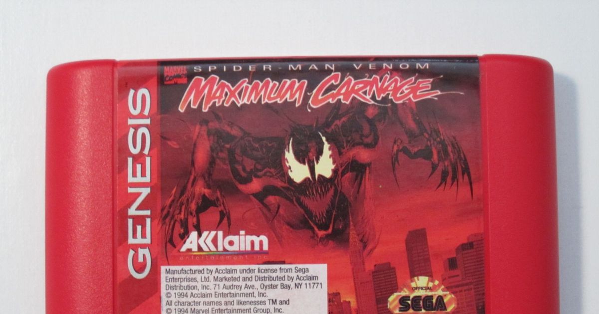Spider-Man & Venom: Maximum Carnage | Video Game | VideoGameGeek