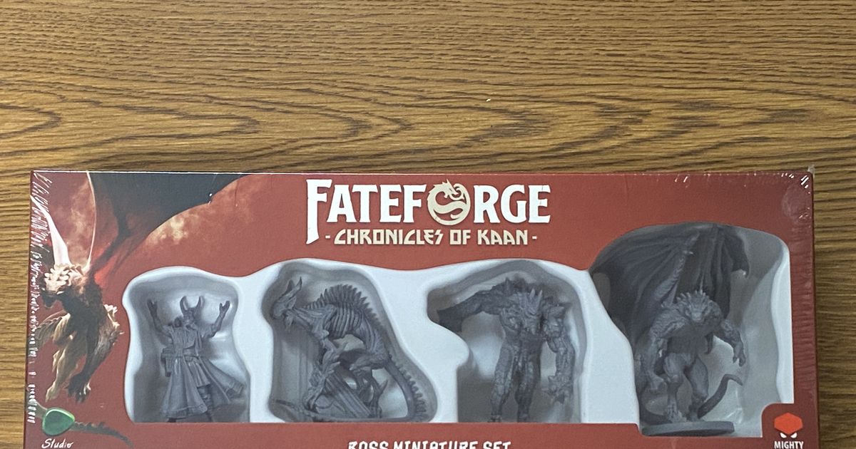 Fateforge: Chronicles of Kaan – Boss Miniature Set | Board Game ...
