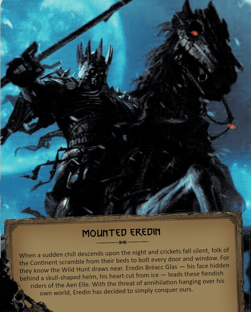 Brainstorming a large monster card for Mounted Eredin | The Witcher ...