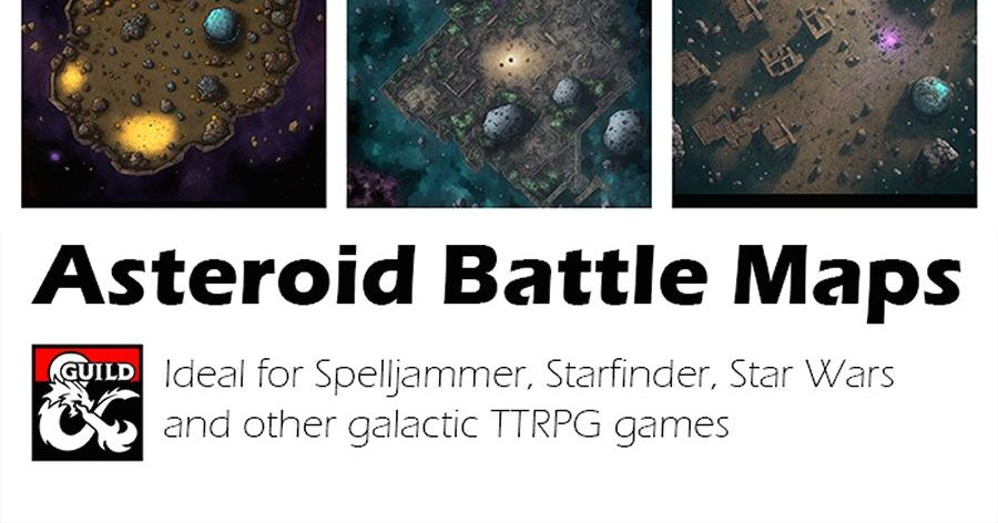 Asteroid Battle Maps | RPG Item | RPGGeek