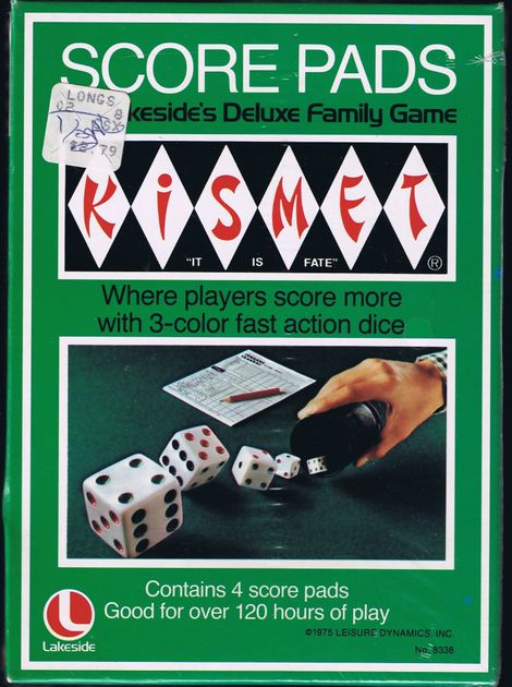 Kismet: Scorepad | Board Game Accessory | BoardGameGeek