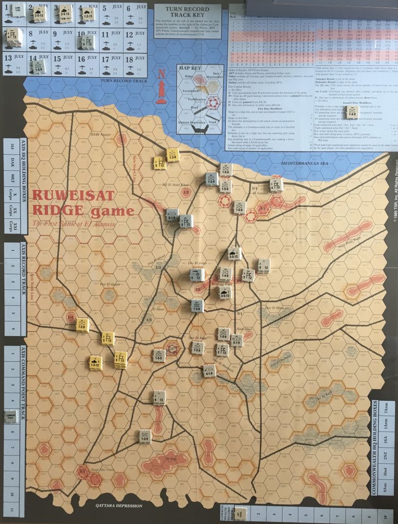 A turn by turn play through of the short game | Ruweisat Ridge: The ...