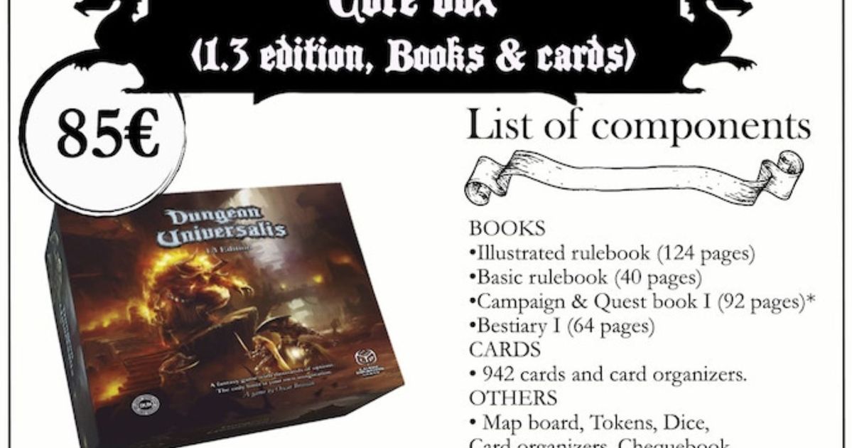 Dungeon Universalis 1.3 | Board Game | BoardGameGeek