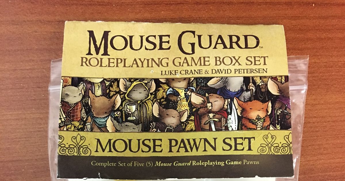 Mouse Guard RPG Pawn Set | RPG Item | RPGGeek