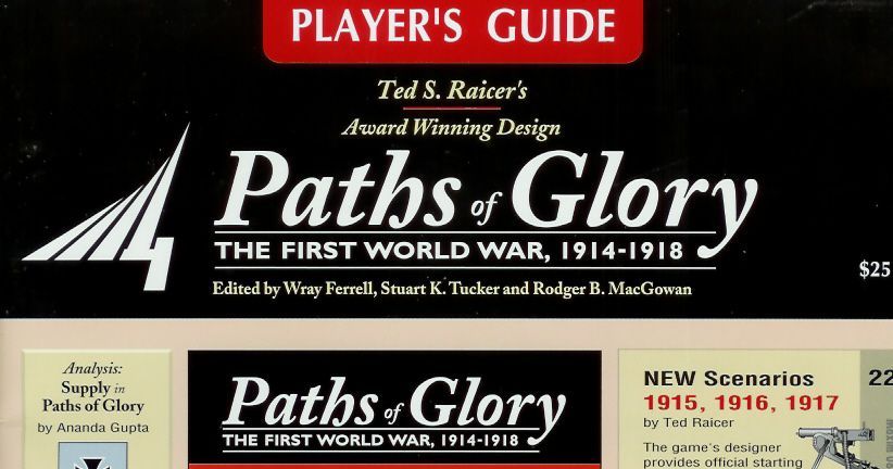 Paths of Glory: Player's Guide | Board Game | BoardGameGeek