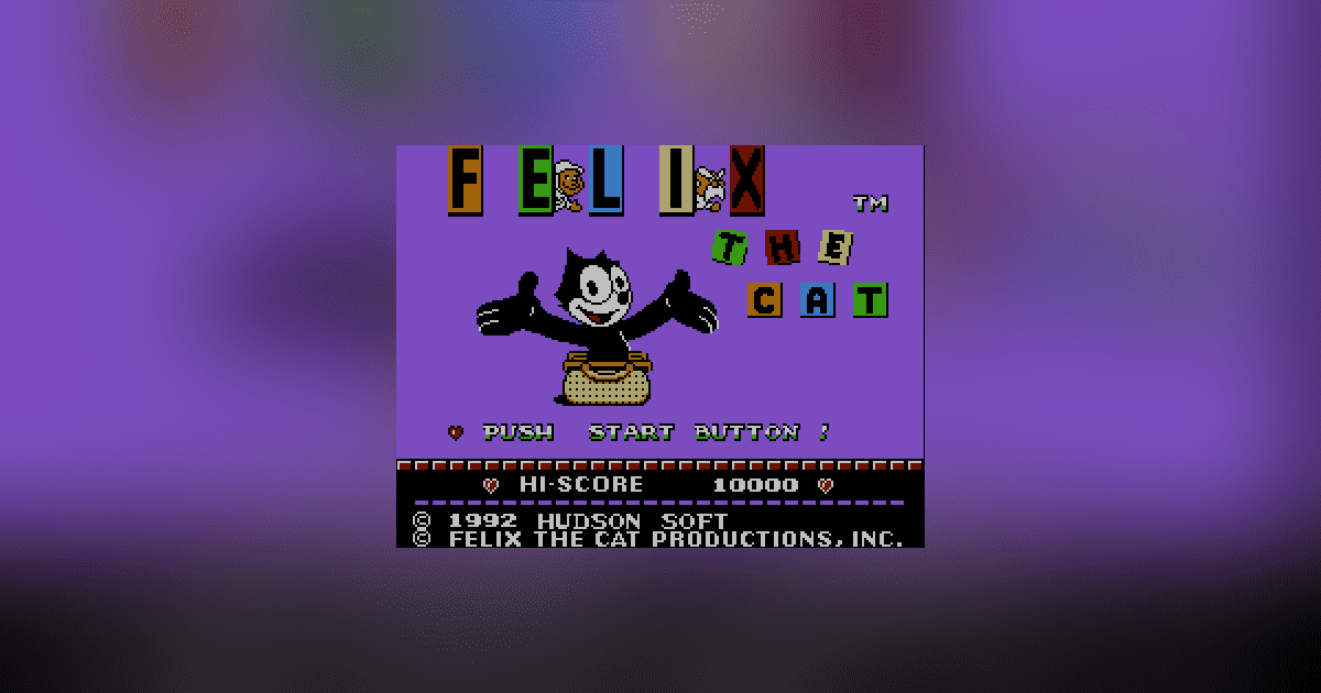 Felix the Cat | Video Game | VideoGameGeek