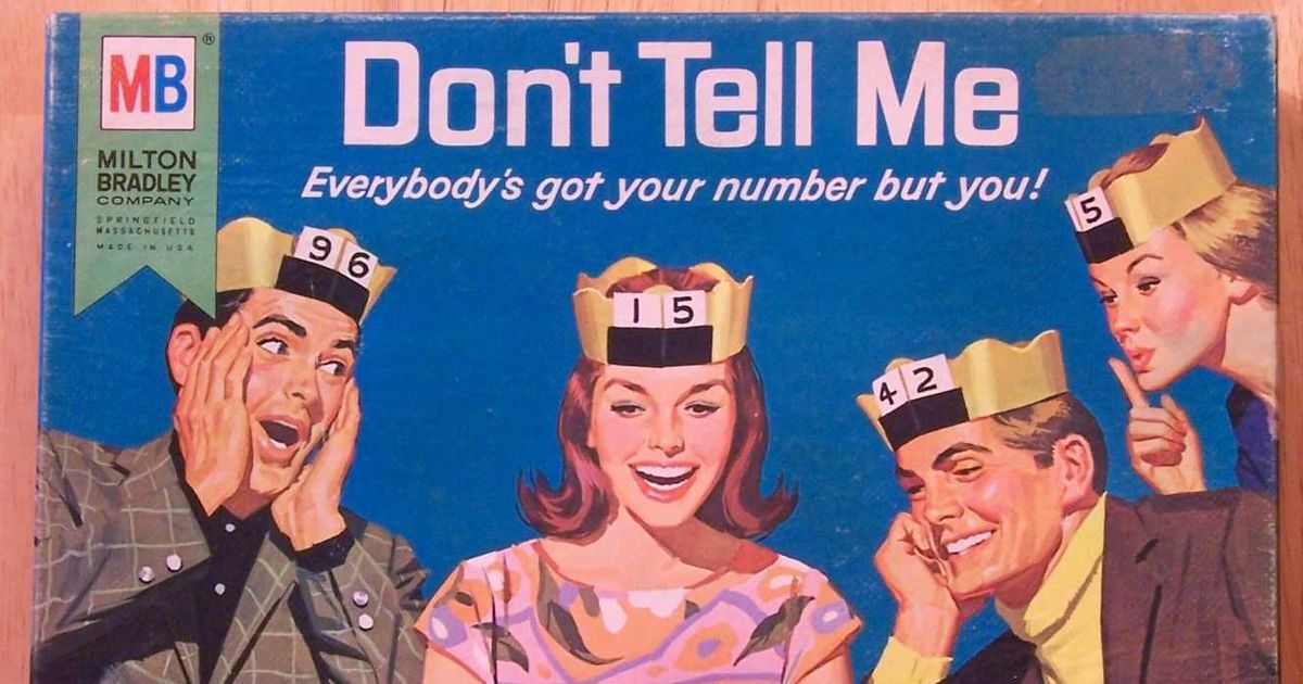 Don't Tell Me | Board Game | BoardGameGeek