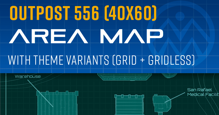 Outpost 556 Area Map | RPG Item | RPGGeek