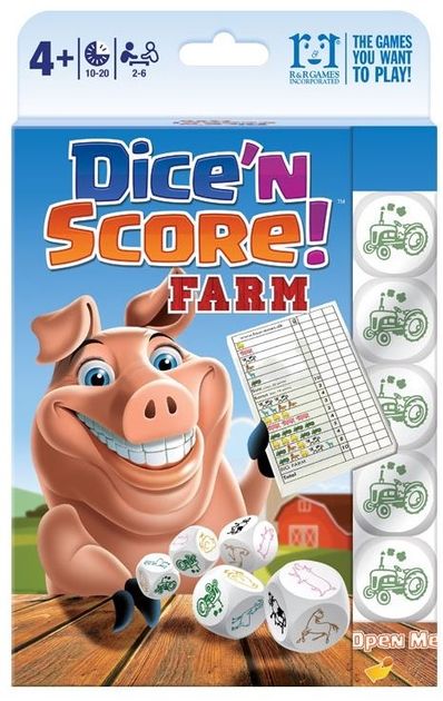  How To Play Dice Game Pig Pass The Pigs Score Chart Pig Games Family 