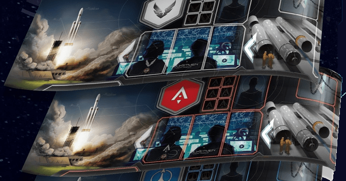 Rocketmen: Player's Mat Set | Board Game Accessory | BoardGameGeek