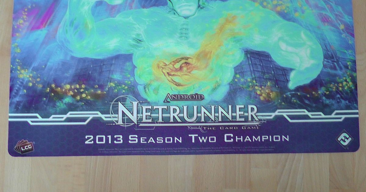 Android: Netrunner – 2013 Season 2 Champion Playmat | Board Game ...