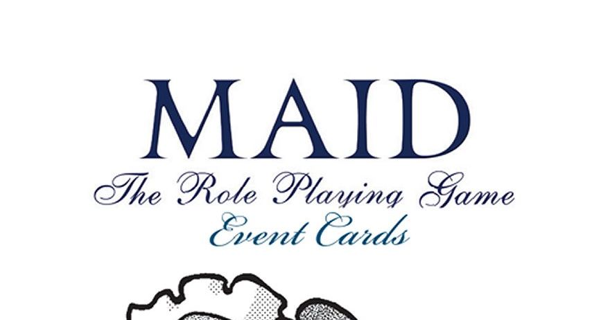 Maid RPG Event Cards | RPG Item | RPGGeek