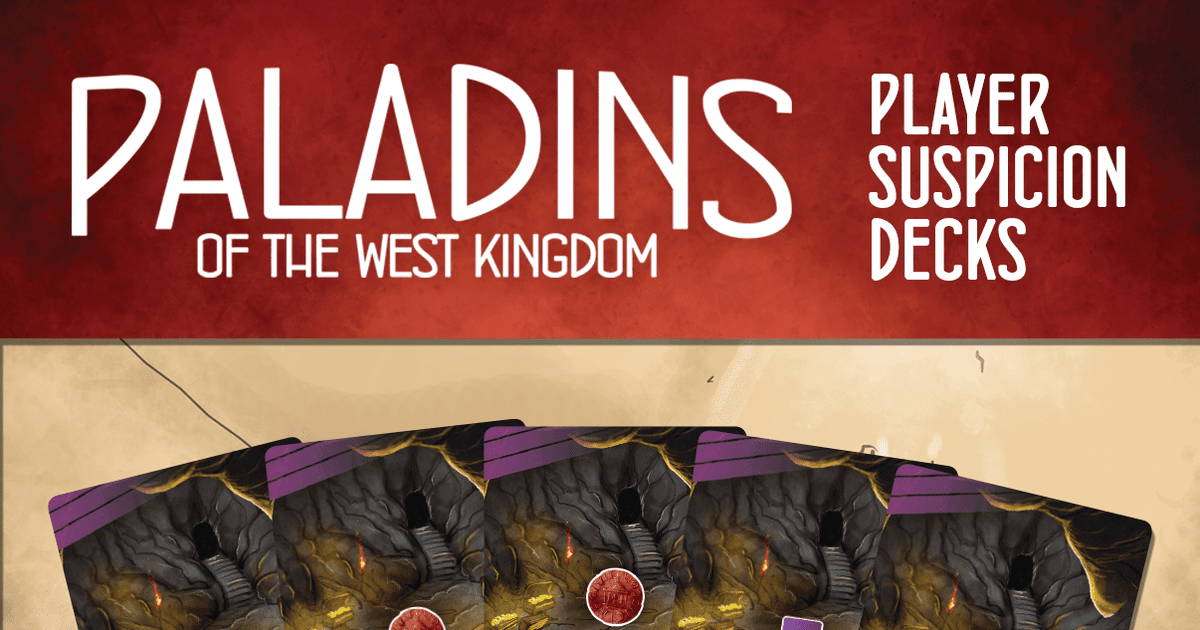 Paladins of the West Kingdom: Player Suspicion Decks | Board Game ...