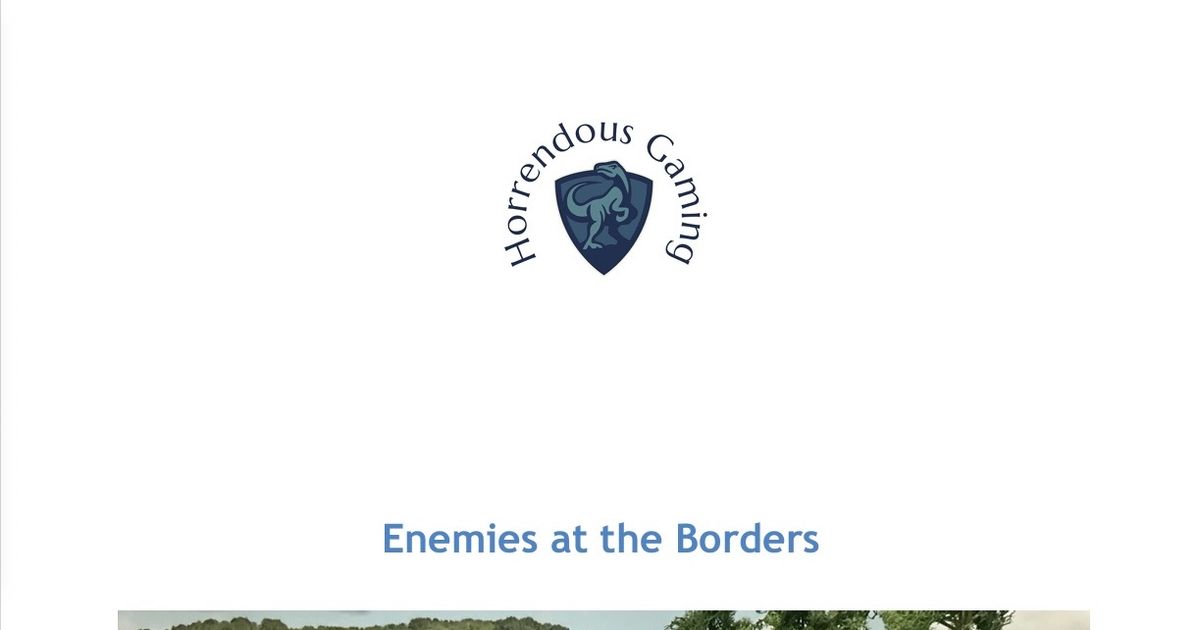 Enemies at the Borders | Board Game | BoardGameGeek
