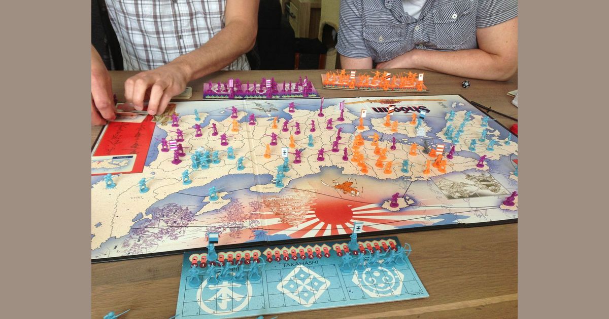 War Strategy Game Ikusa Board Game - Feudal Japan Strategy Game ...