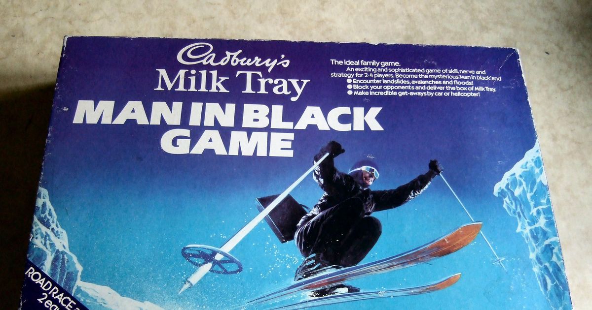 Cadbury's Milk Tray Man In Black Game | Board Game | BoardGameGeek