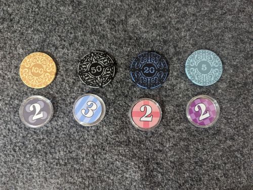 30 mm coin capsules and 3D printed insert | Ready Set Bet