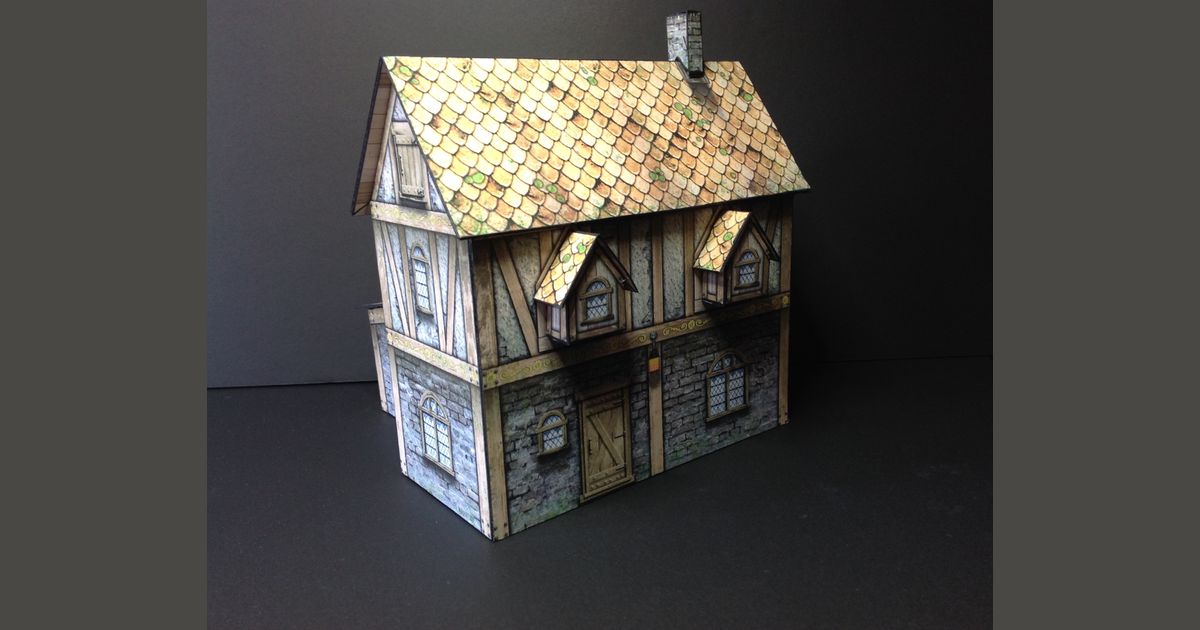 Apothecary of Rake's Corner | Building in Papercraft | BoardGameGeek