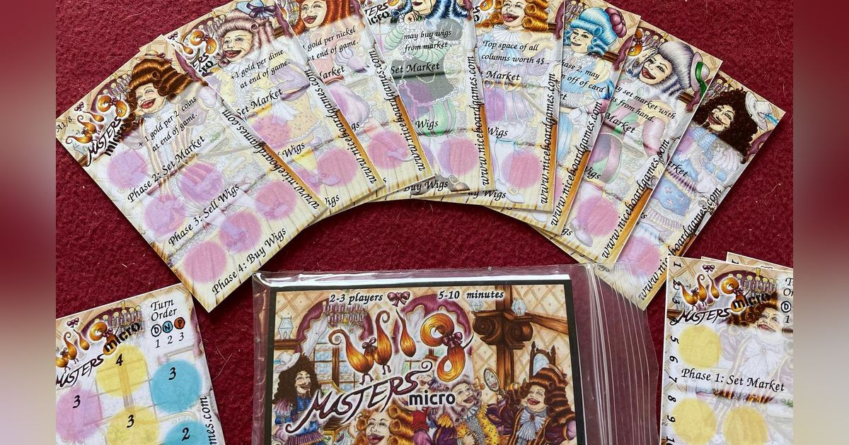 Wig Masters micro | Board Game | BoardGameGeek