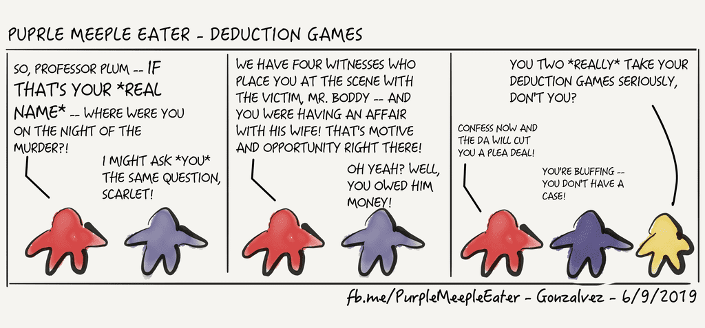 Deduction Games | Mostly Harmless | BoardGameGeek