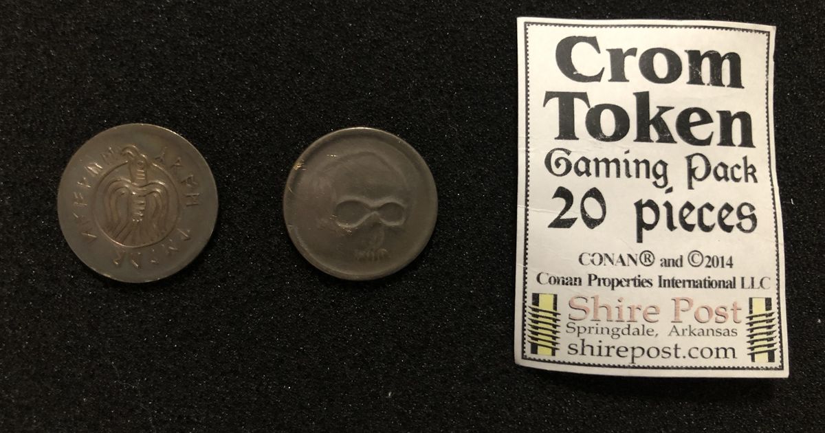 Age of Conan: Set of Skull Coins | Board Game Accessory | BoardGameGeek