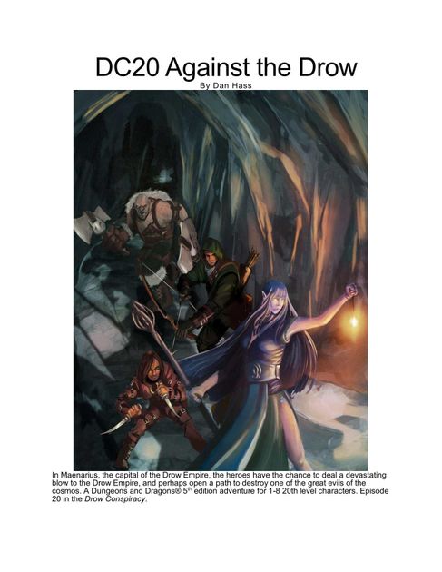 DC20: Against the Drow | RPG Item | RPGGeek