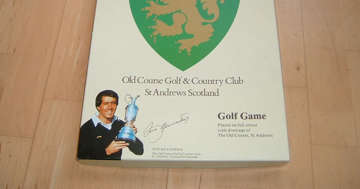 Old Course Golf & Country Club St. Andrews Golf Game | Board Game ...