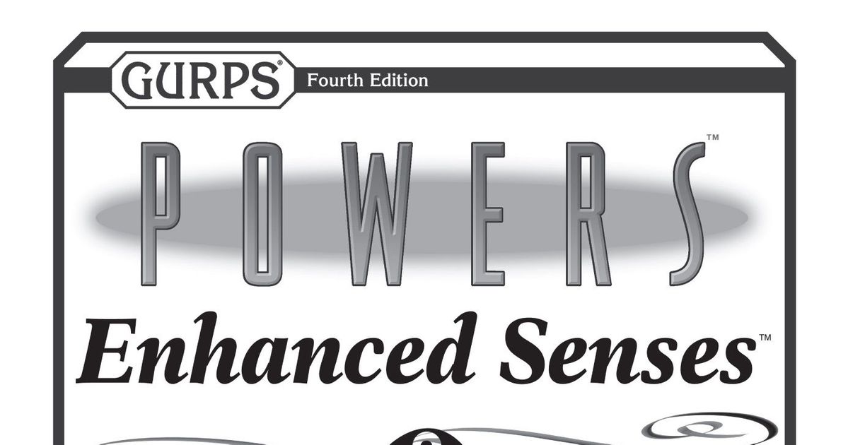 GURPS Powers: Enhanced Senses | RPG Item | BoardGameGeek