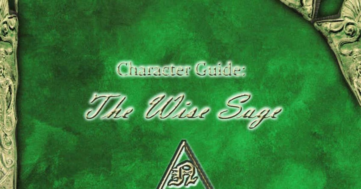 Character Guide: The Wise Sage | RPG Item | RPGGeek
