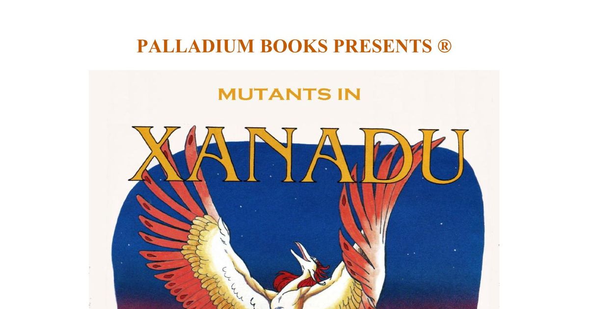 Mutants in Xanadu | RPG Item | BoardGameGeek