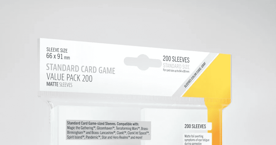 Standard Card Game Matte Value Pack (66 x 91) | Sleeve | BoardGameGeek