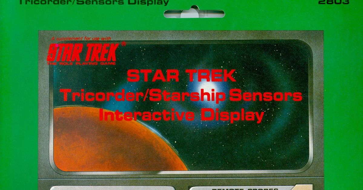 Star Trek Tricorder/Starship Sensors Interactive Display | RPG Item ...
