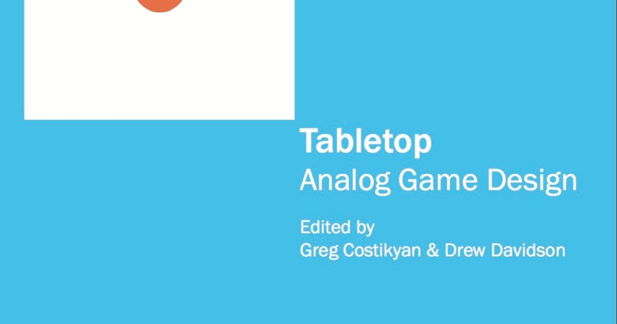 Tabletop Analog Game Design | RPG Item | RPGGeek