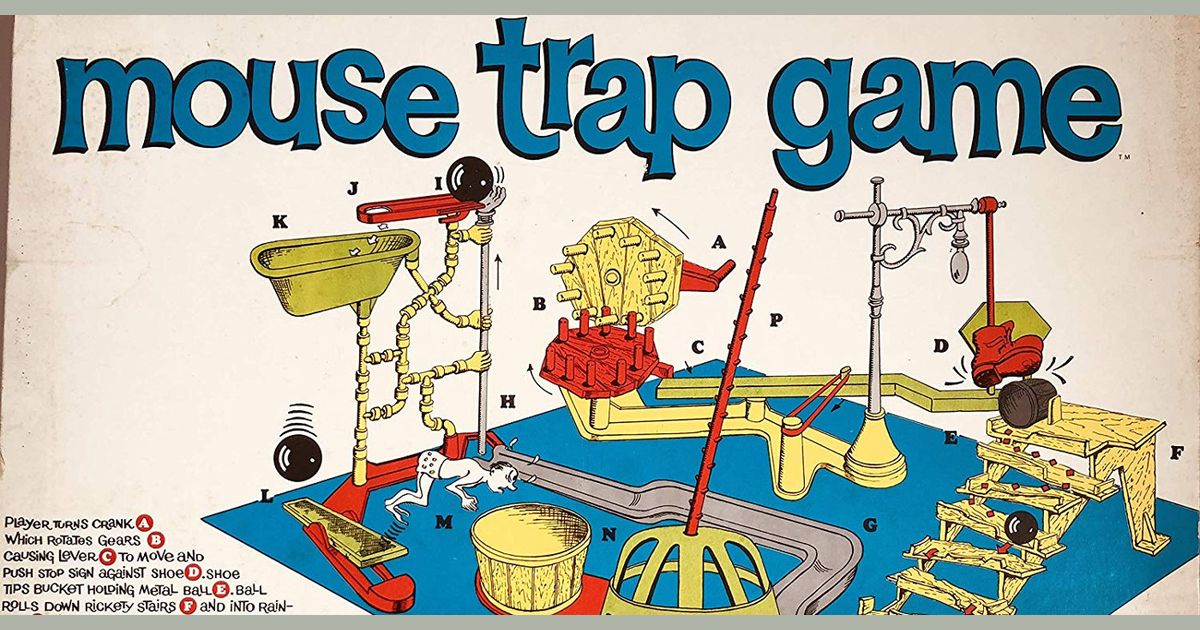 Scott Rogers' History of Board Games: MOUSE TRAP (1962) | I Don't ...