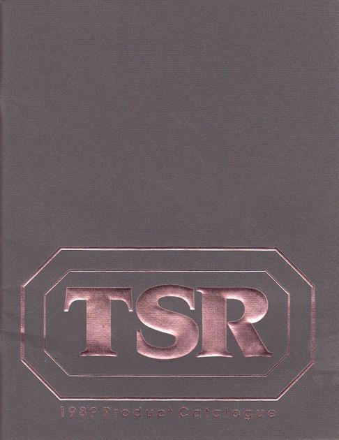 TSR 1989 Product Catalogue | RPG Item | RPGGeek