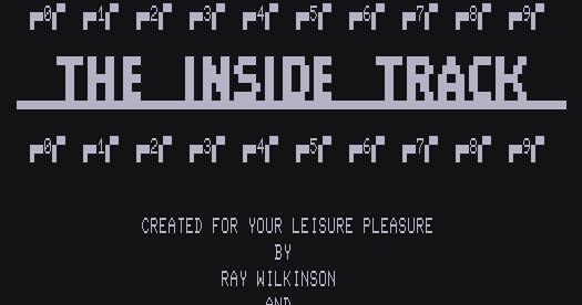 The Inside Track | Video Game | BoardGameGeek